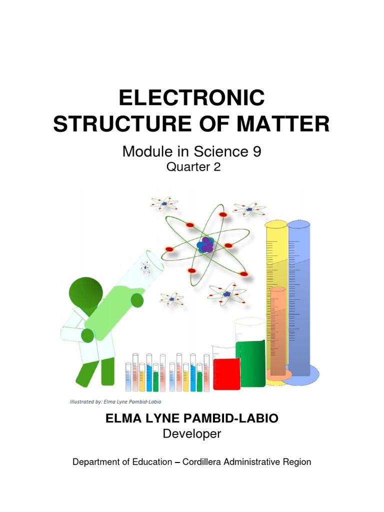 Electronic-Structure-Of-Matter Grade 9 Module PDF | PDF | Electron ...