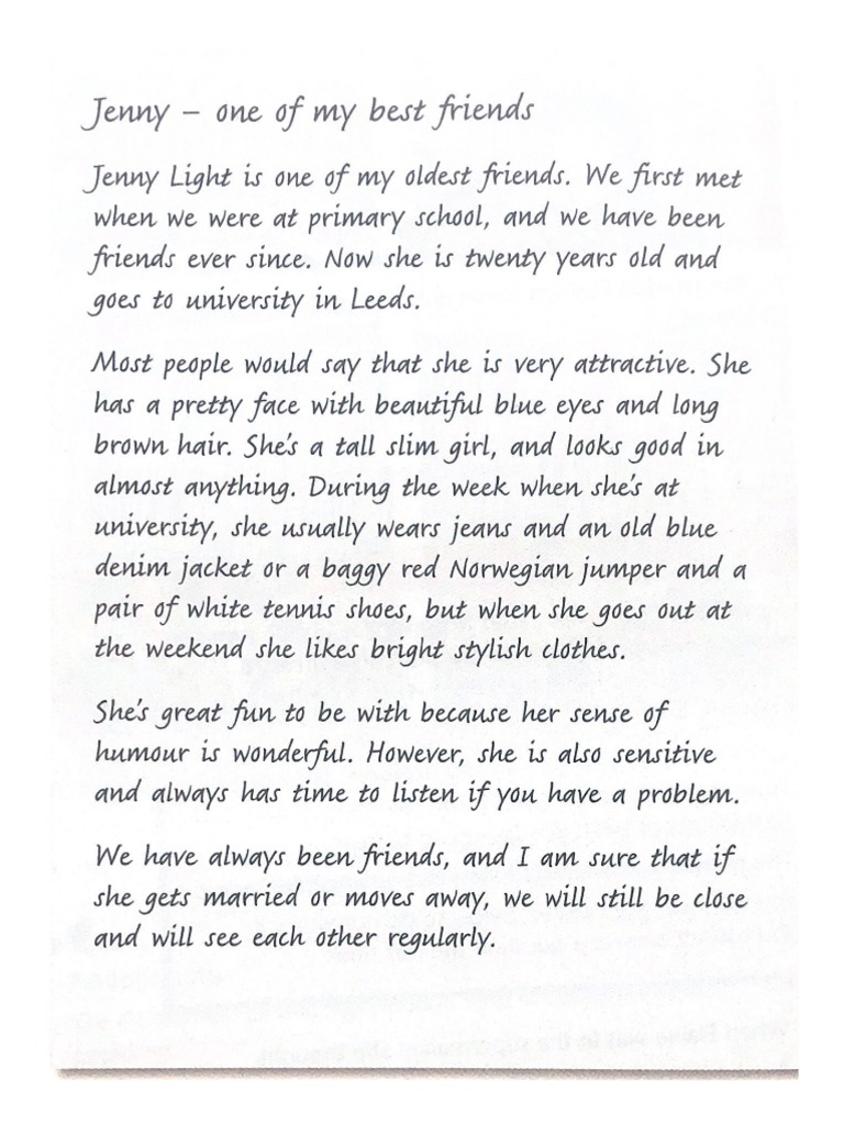 Describing A Person | PDF