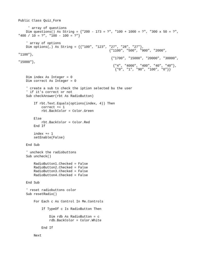 Kod | PDF | Computer Programming | Computing