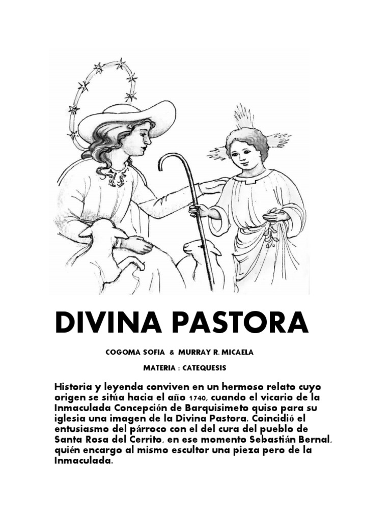 Historia de la Divina Pastora | PDF