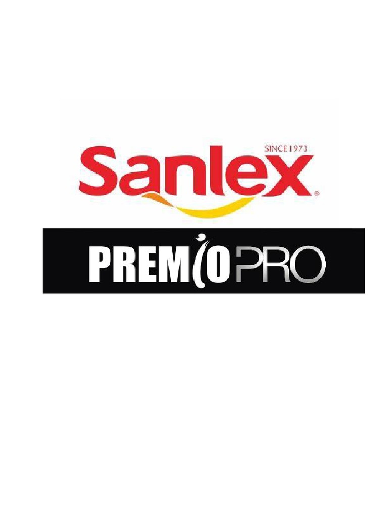 Sanlex Premio - Product Knowledge | PDF