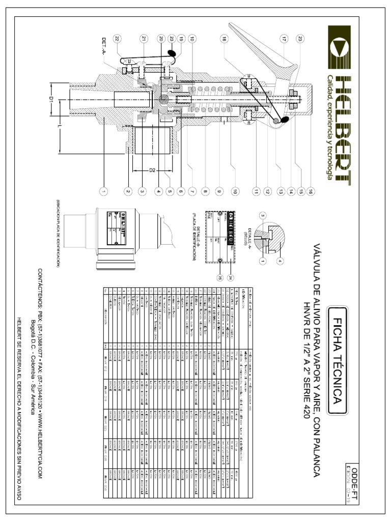 Helbert Ficha Tecnica | PDF