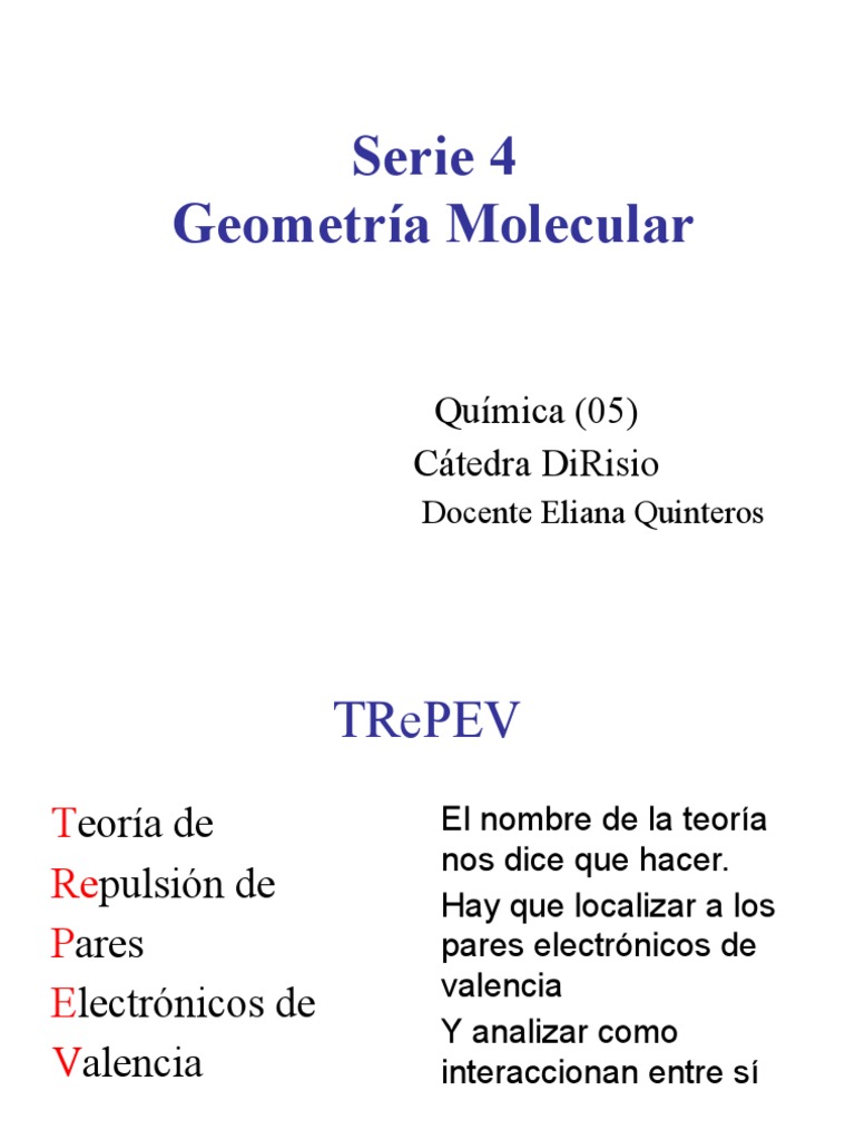 Serie 4 - Trepev | PDF | Enlace químico | Naturaleza