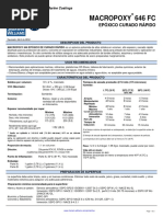Ficha Tecnica Epoxi Macropoxy 646 FC Sherwin Williams | PDF | Epoxy ...