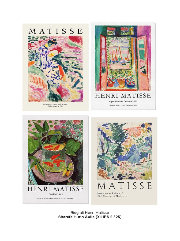 Henri Matisse PDF | PDF