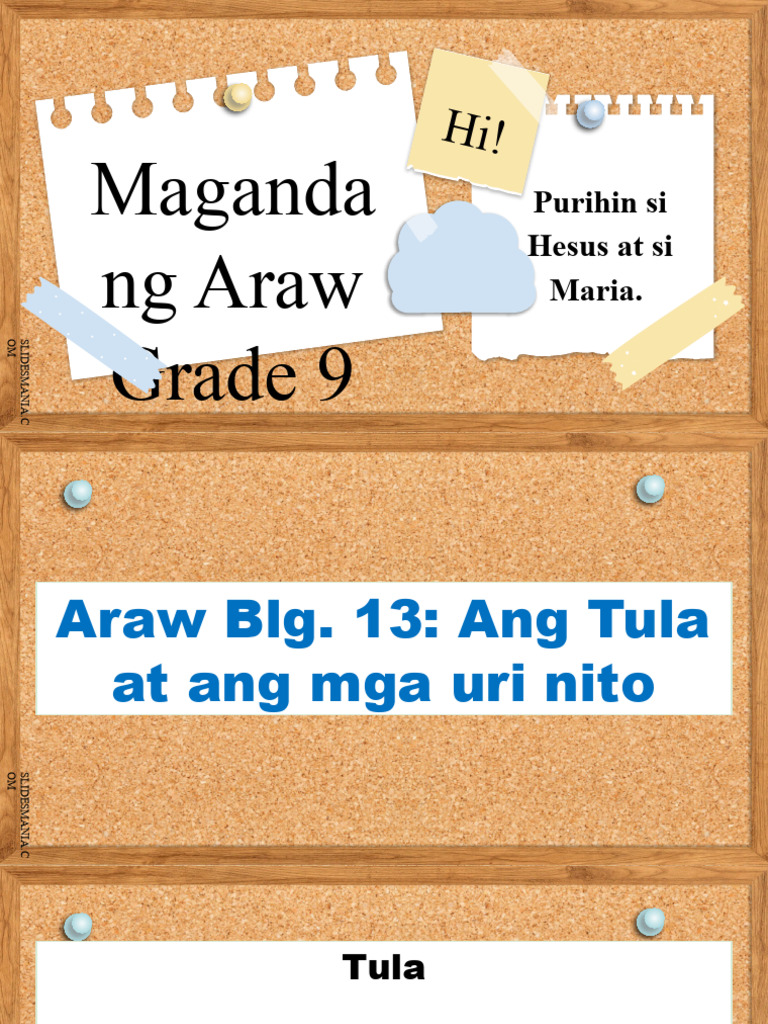 Day 13 Filipino 9 | PDF