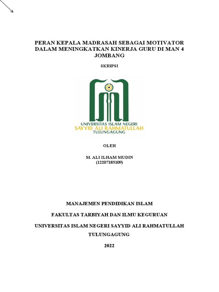Skripsi M Ali Ilham Mudin | PDF