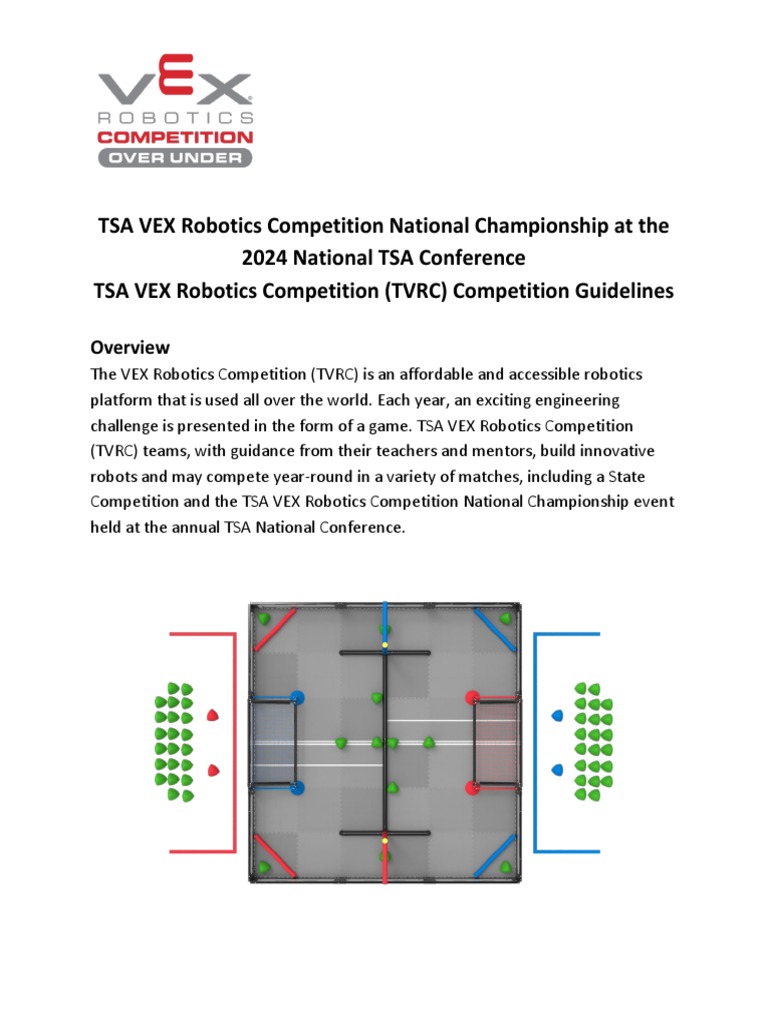 TSA VEX Robotics 2024 Championship | PDF | Business | Technology ...