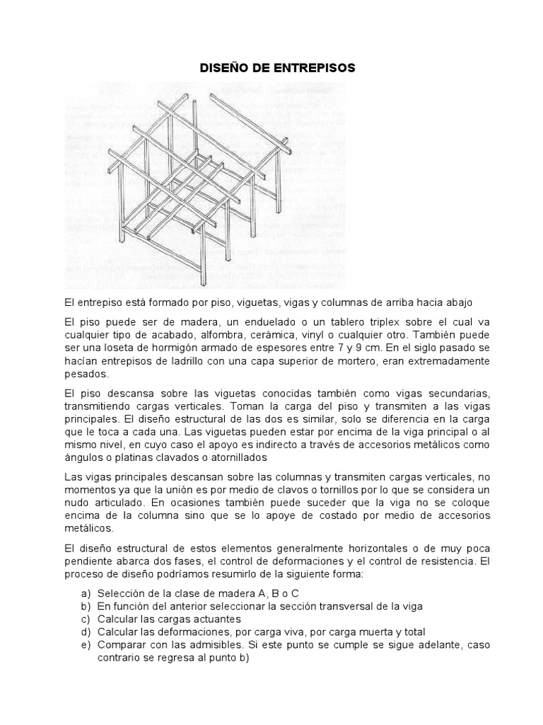 Diseño de Entrepisos | PDF | Viga (Estructura) | Doblar