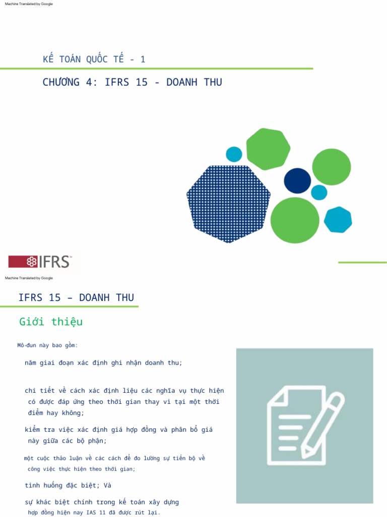 Chapter 4 - Revenue - IfRS 15 | PDF