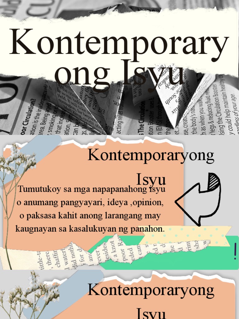 Kontemporaryong Isyu | PDF