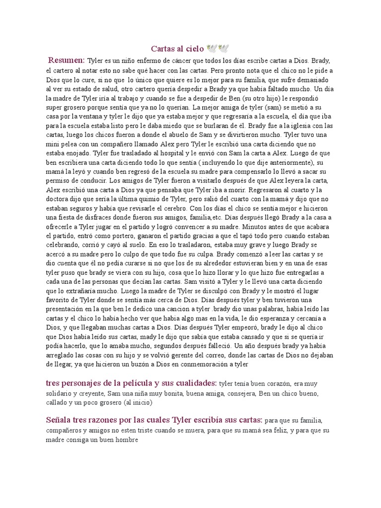 Foro Cartas Al Cielo Pdf