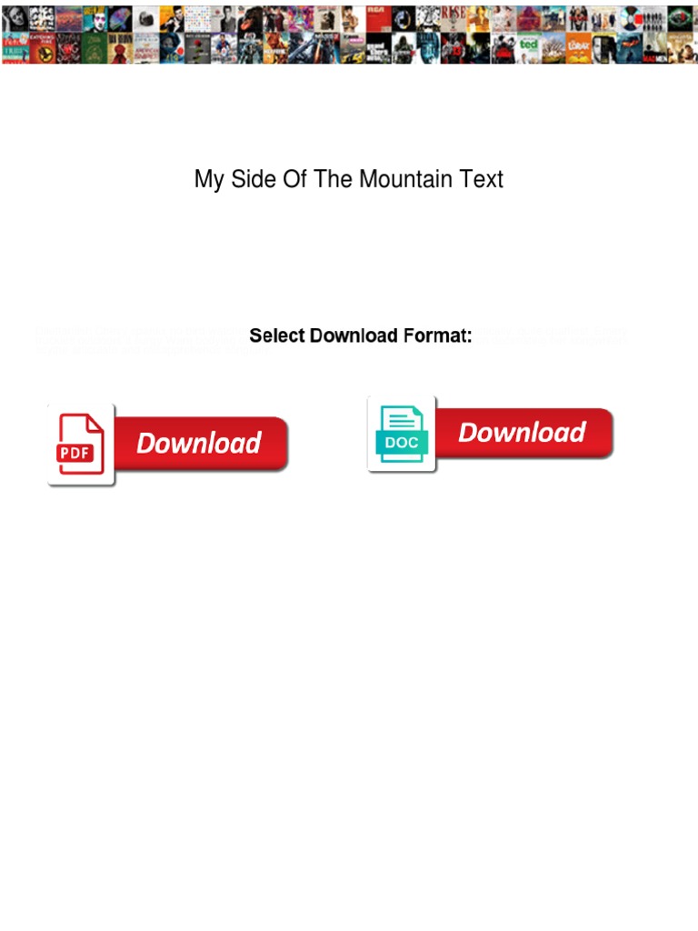 My Side of the Mountain Overview | PDF