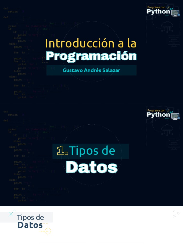 Variables Expresiones Y Sentencias Pdf Python Lenguaje De Programación Tipo De Datos
