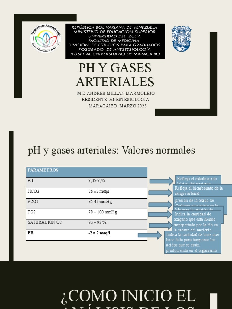 Copia de PH y Gases Arteriales | PDF | Emergencias Médicas | Medicina ...