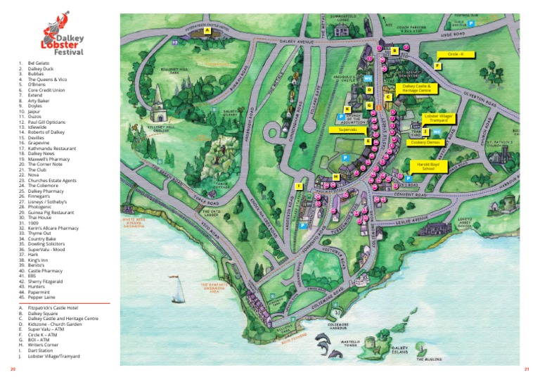 2023 Dalkey Lobster Festival Programme Map | PDF