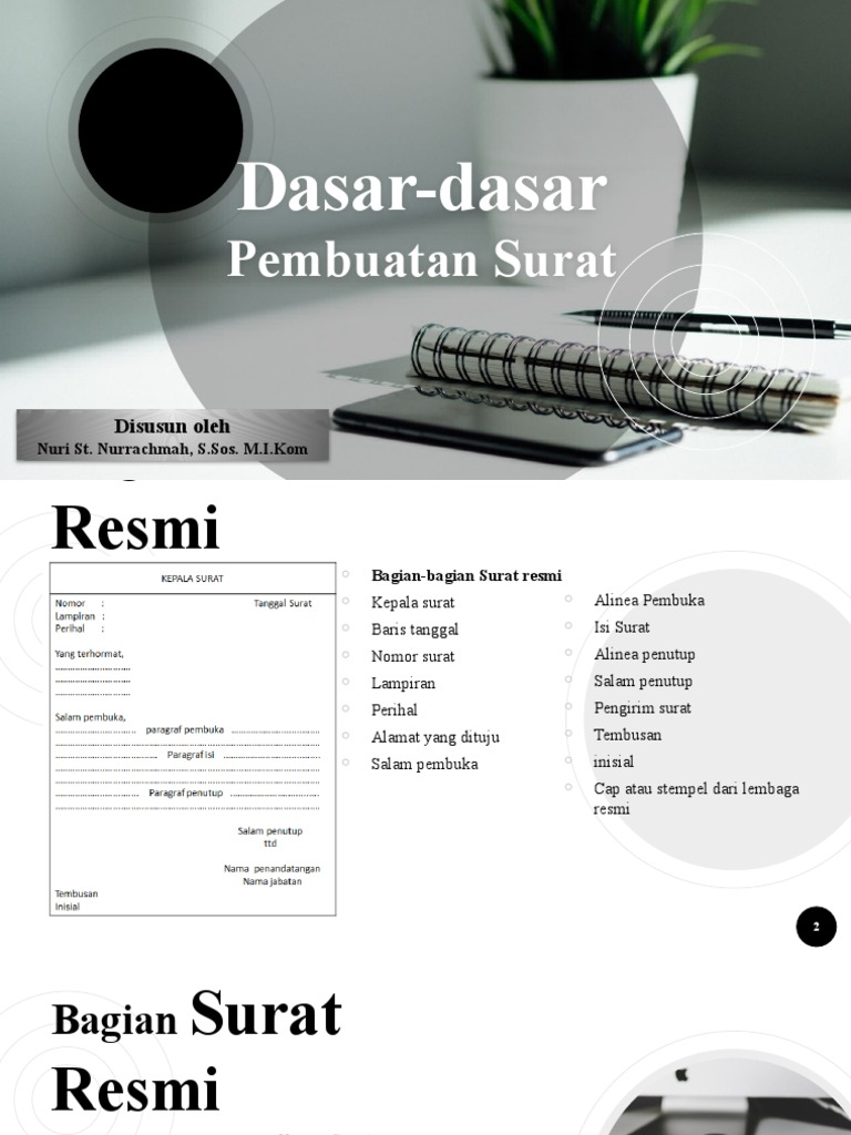 Panduan Pembuatan Surat Resmi | PDF
