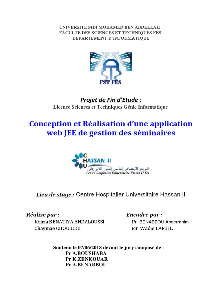 Conception Et Réalisation D'une Application Web JEE de Gestion Des ...