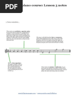 How To Play The Piano For Beginners - Full Piano Course Notes (A4 ...