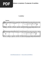 How To Play The Piano For Beginners - Full Piano Course Notes (A4 ...