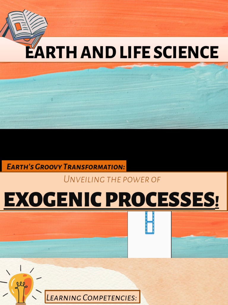 Earth & Life Science - Exogenic Process | PDF | Weathering | Rock (Geology)