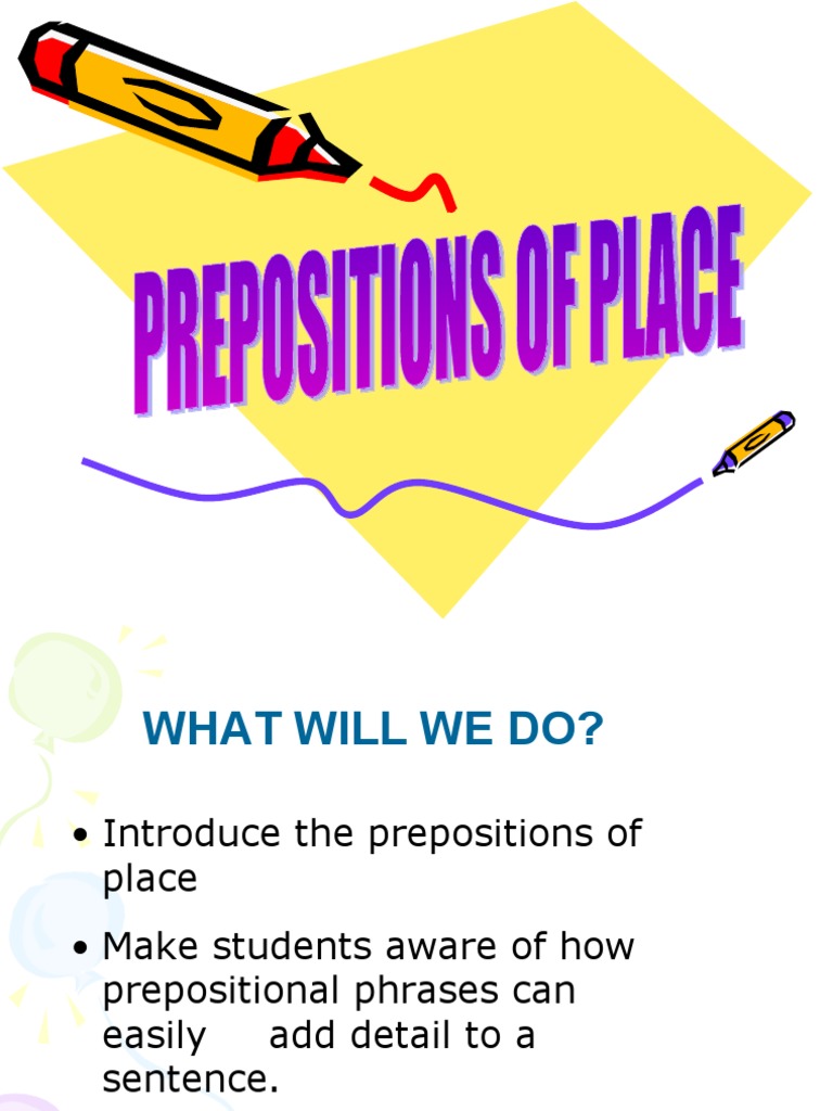 Prepositions of Place | PDF | Linguistic Typology | Semantic Units