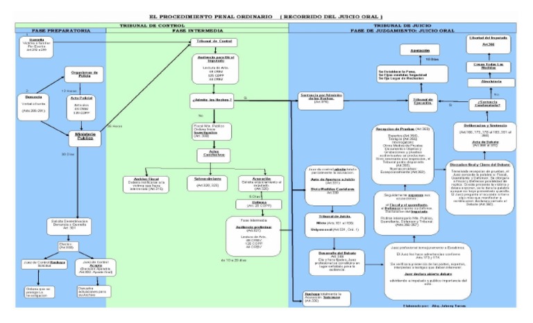 Esquema Procedimiento Ordinario Penal | PDF