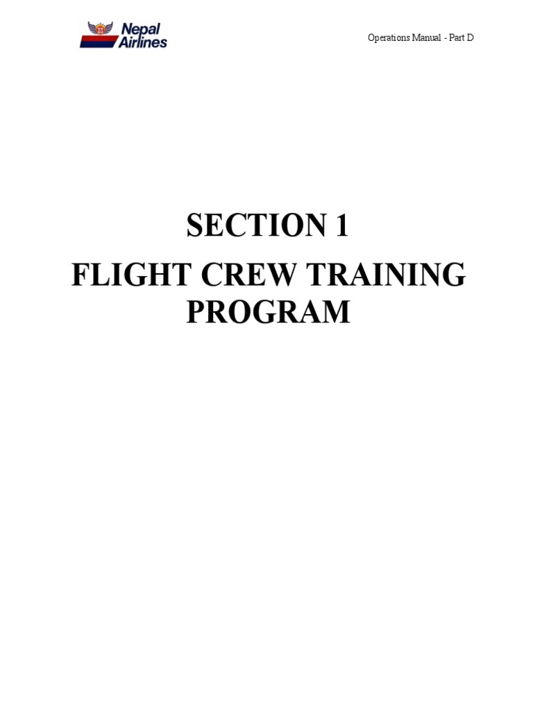 OMD-1 - Flight Training Policies and Procedures | PDF | Flight ...