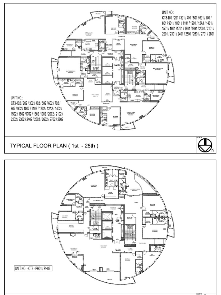 Sun Court Old Lay Out-1 | PDF