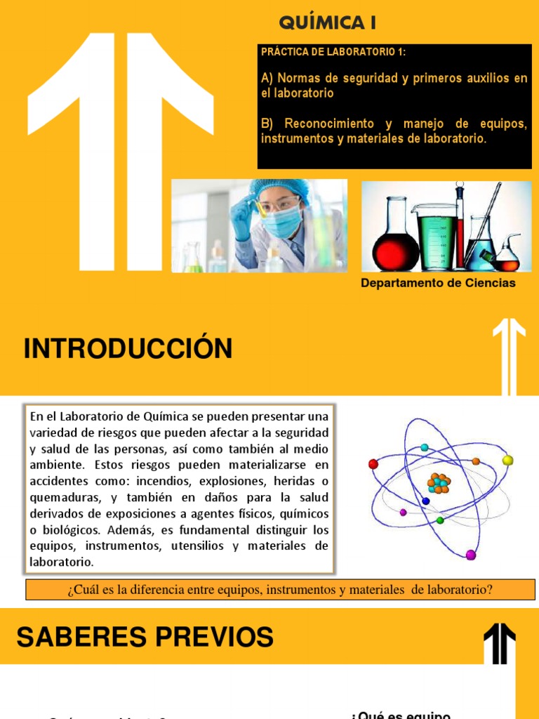 Práctica Nº01 - Protocolo de Seguridad y Manejo de Equipos, Instrumentos y Materiales de ...