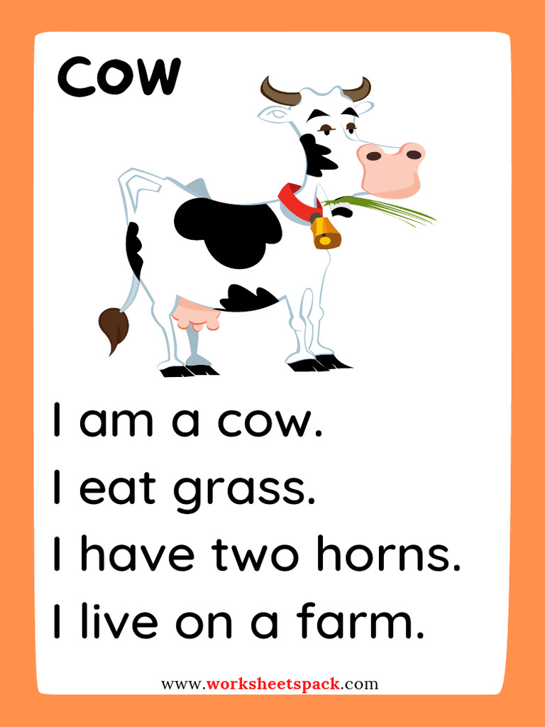 Free Farm Animals Reading Comprehension | PDF | Rabbit | Domesticated ...