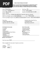 DCF Work Calendar Form CF-ES 3007 | PDF