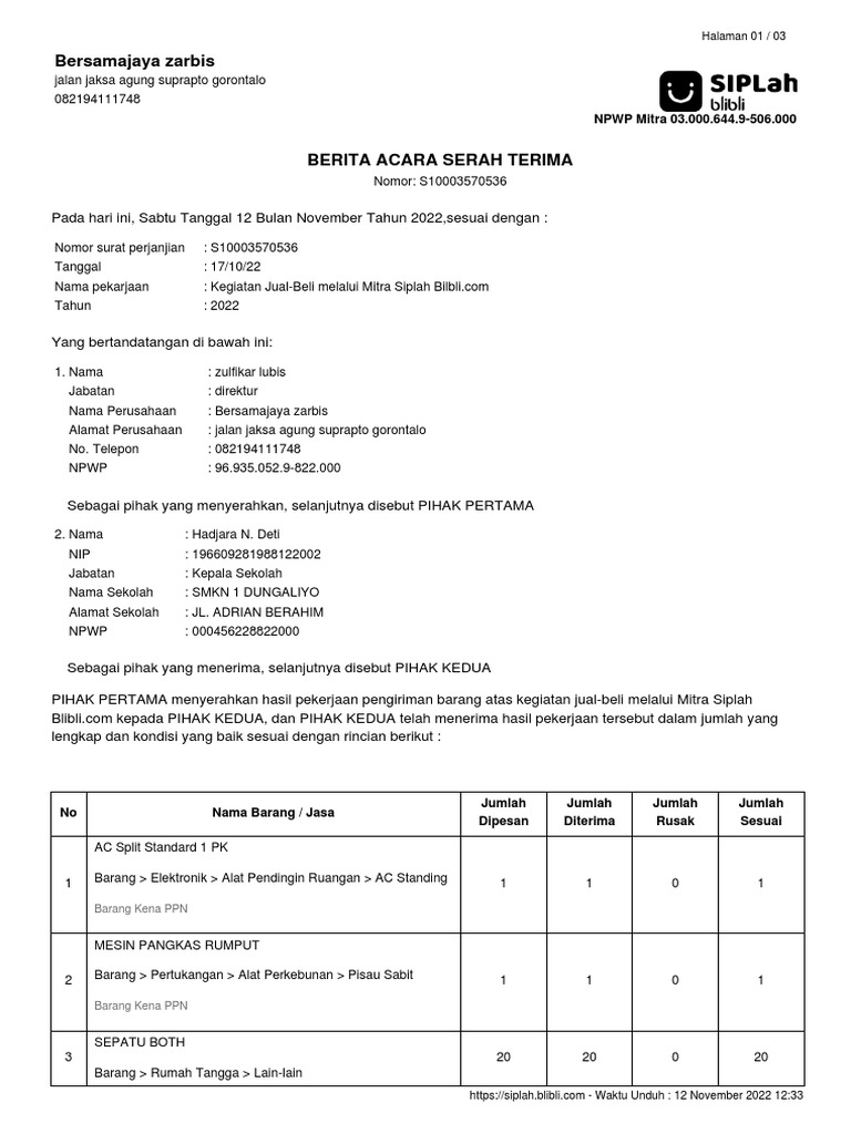 BAST Digital - S10003570536 | PDF