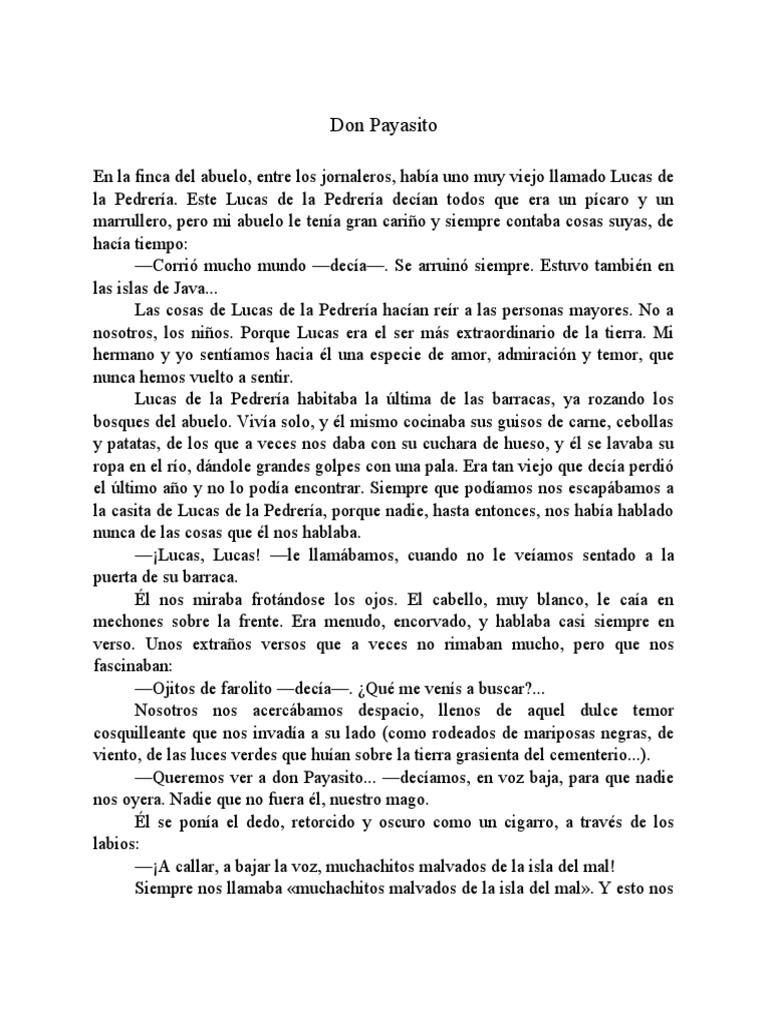 Don Payasito | PDF