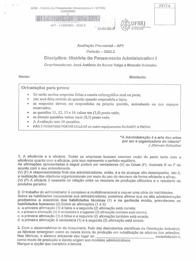 Ap1 2022 - 2 Hpa 1 | PDF