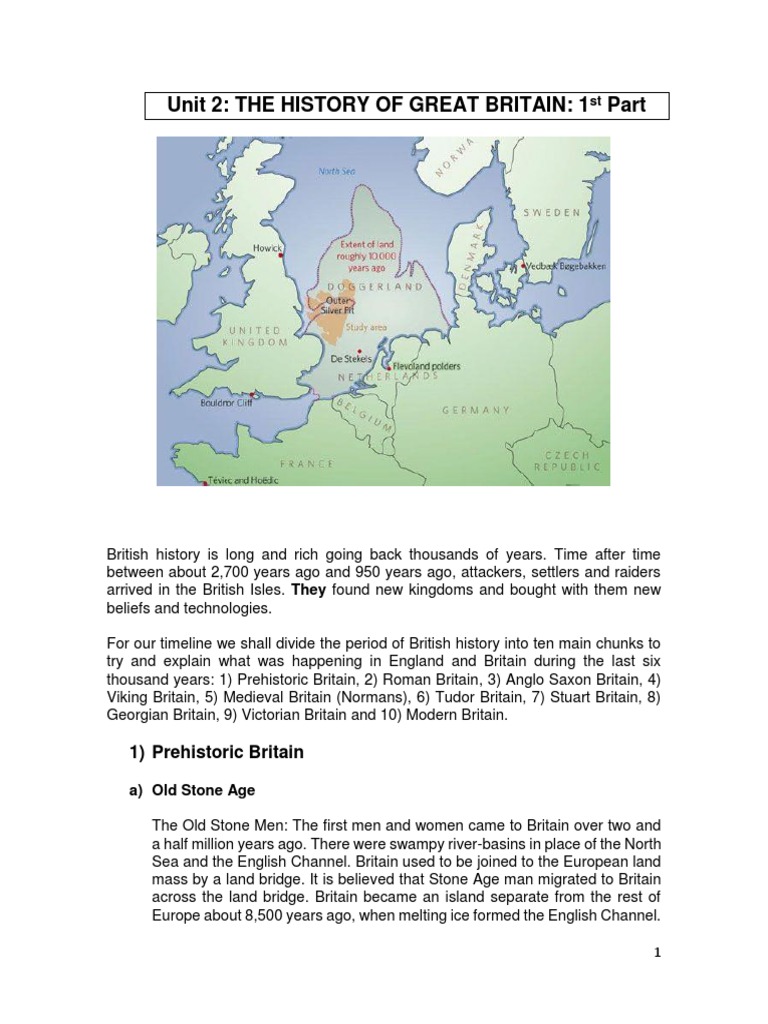 Unit 2 History of Great Britain | PDF | Celts | Neolithic