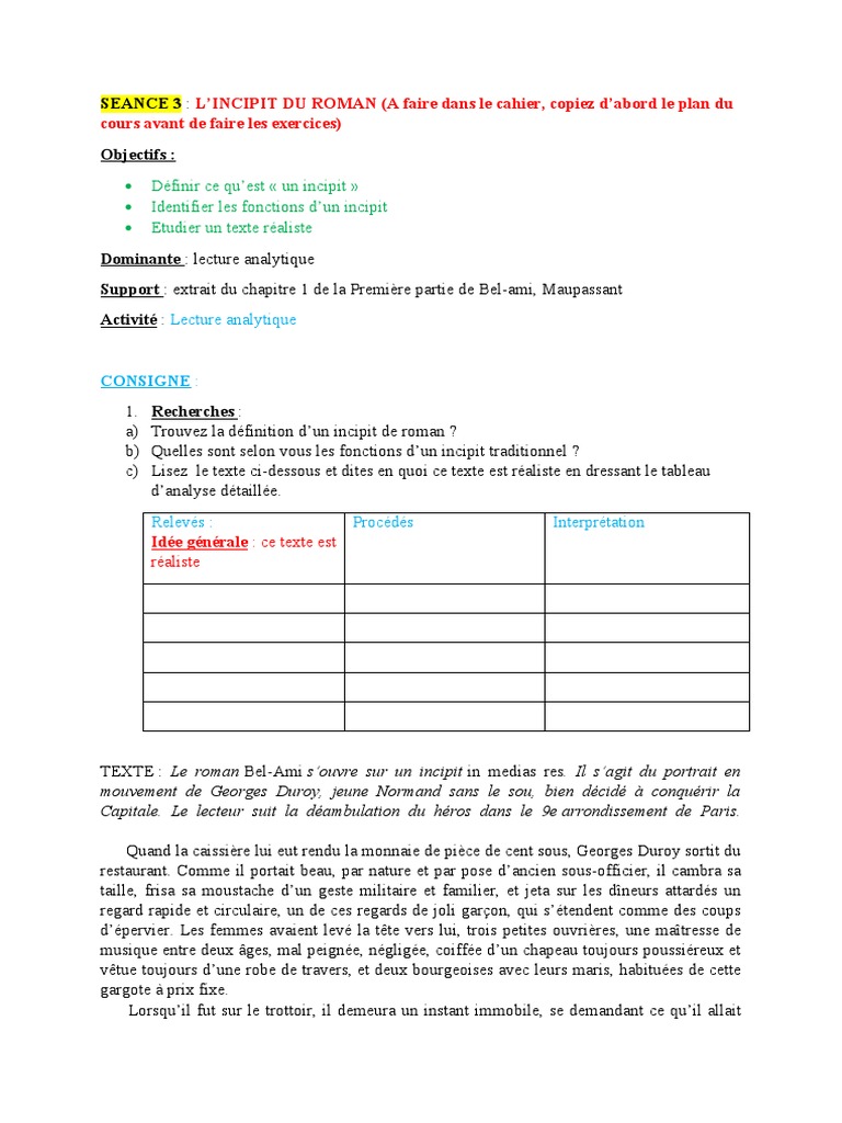 SEANCE 4 Bel Ami | PDF