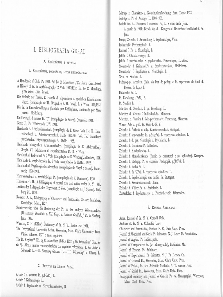 William Stern - Psicologia Geral (livro) | PDF