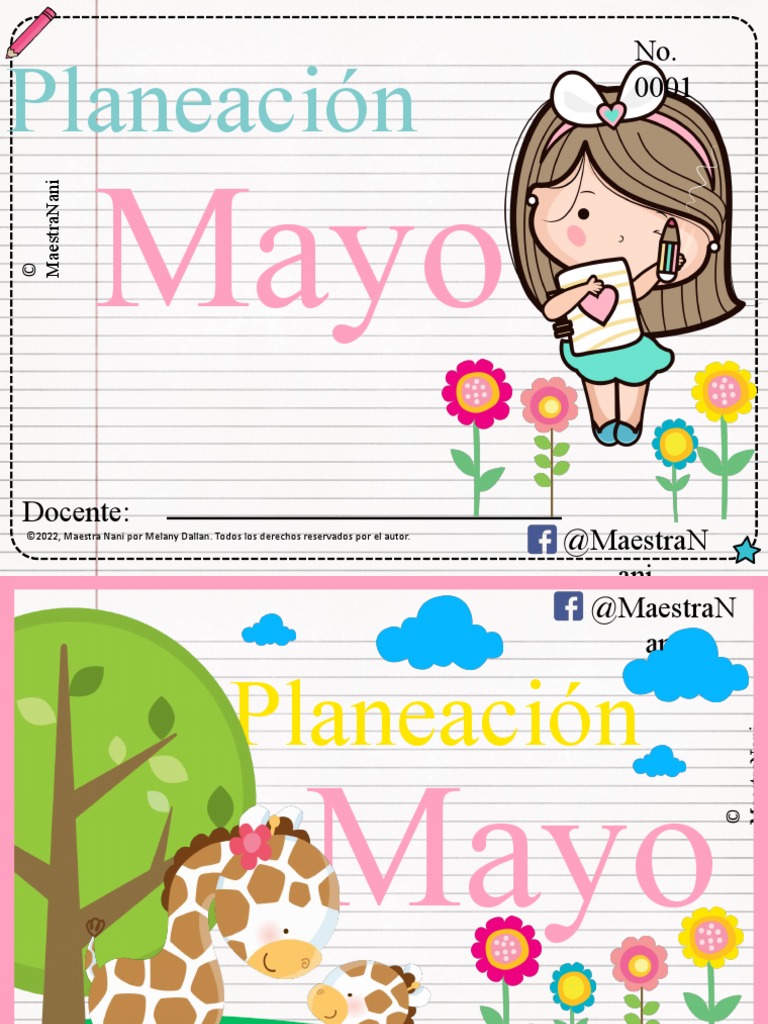Editable Plan Mayo Maestra Nani | PDF | Salón de clases | Periódicos