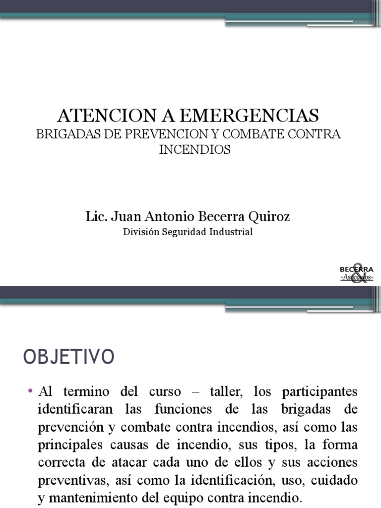 Temario Funciones Brigada de Prevencion y Combate Contra Incendios | PDF Temario Funciones Brigada de Prevencion y Combate Contra Incendios | PDF