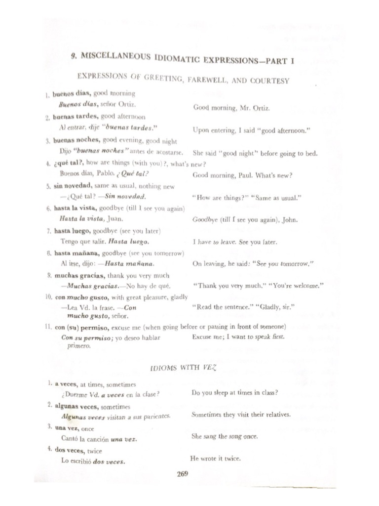 Expressions of Greeting, Farewell, and Courtesy | PDF