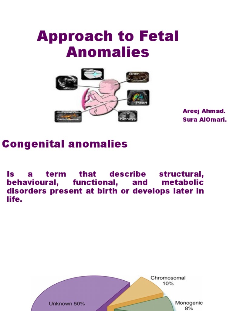 Approach To Fetal Anomalies Pdf Congenital Heart Defect Pediatrics