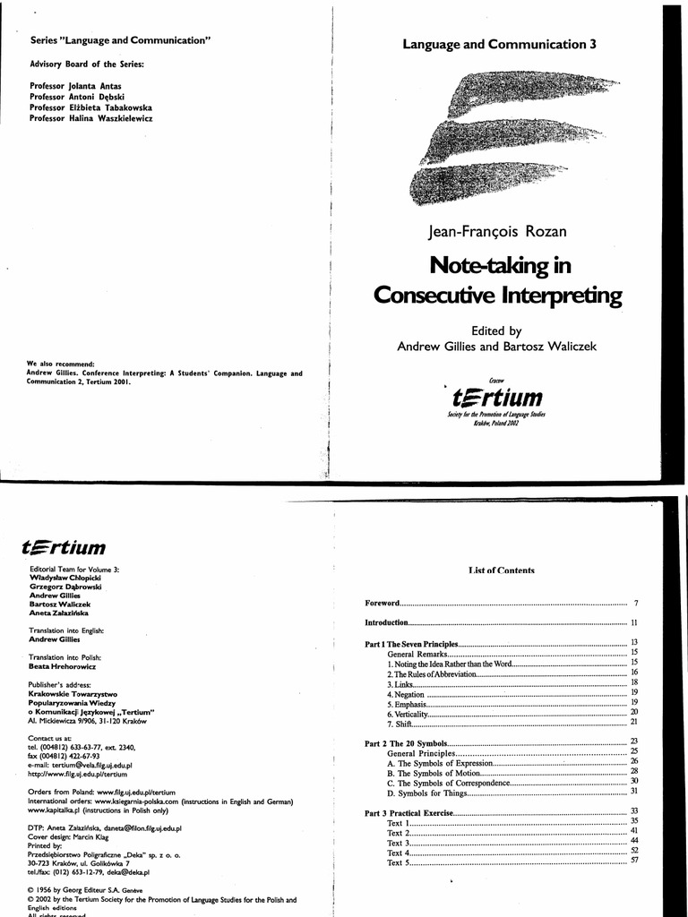 Note Taking Book Rozan | PDF