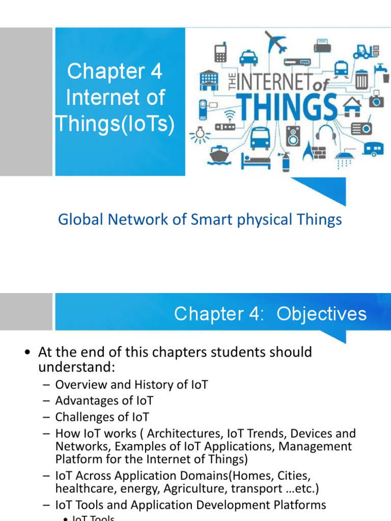 Objectives and Overview of IoT | PDF | Internet Of Things | Computer ...