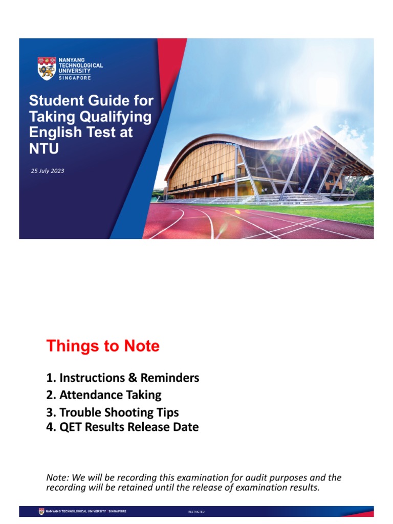 Student Guide To QET - 2023 | PDF | Computing | Software