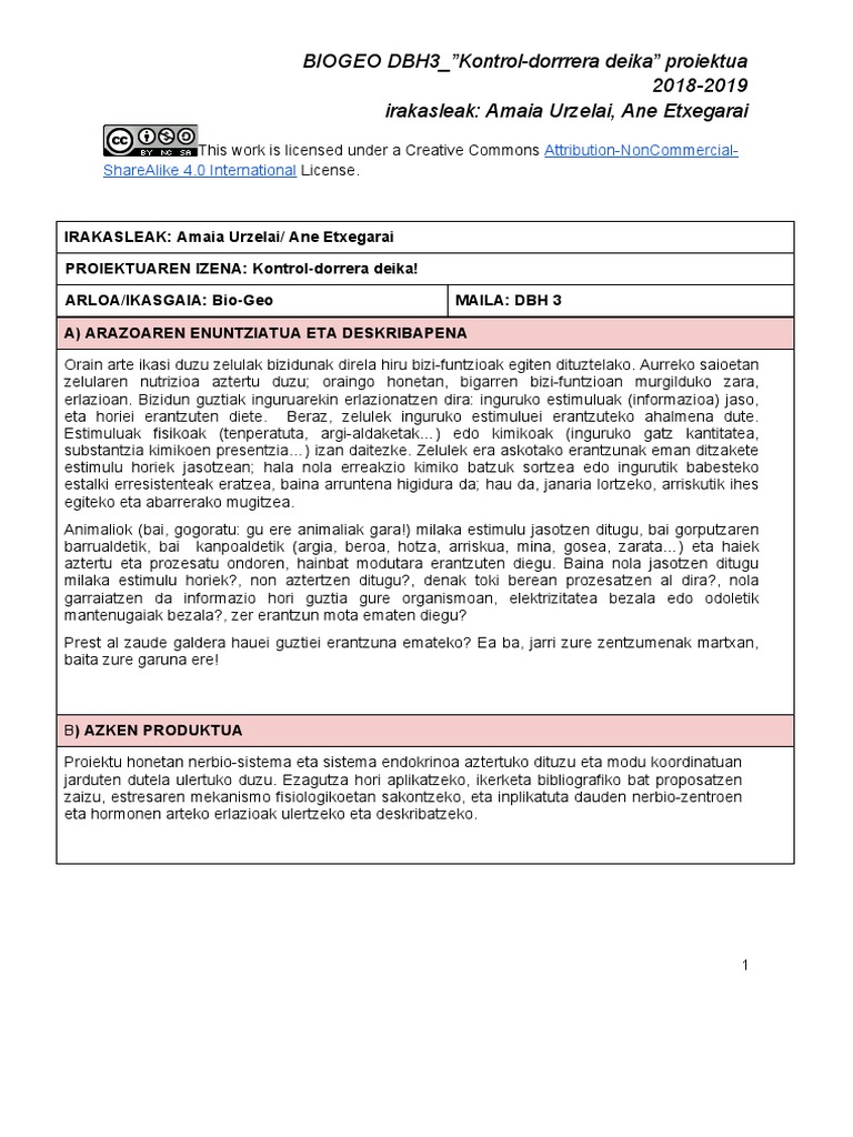 Unitatea Kontrol-Dorrera Deika! | PDF