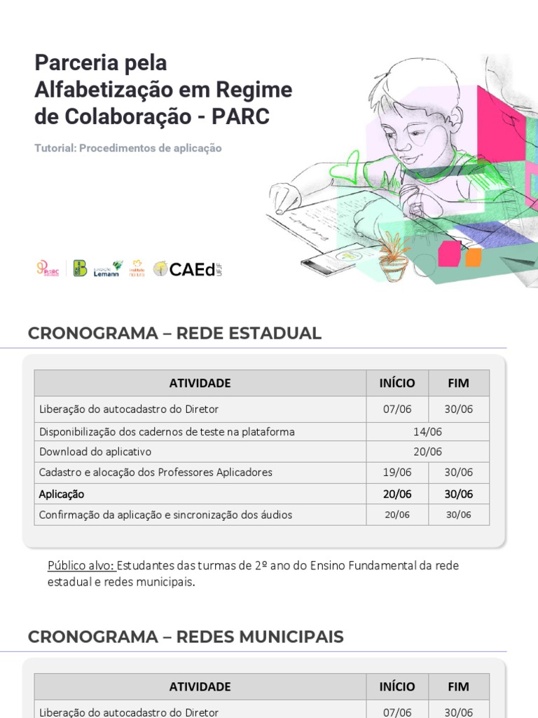 Parc 2023 Tutorial SP | PDF | Alfabetização | Fluência