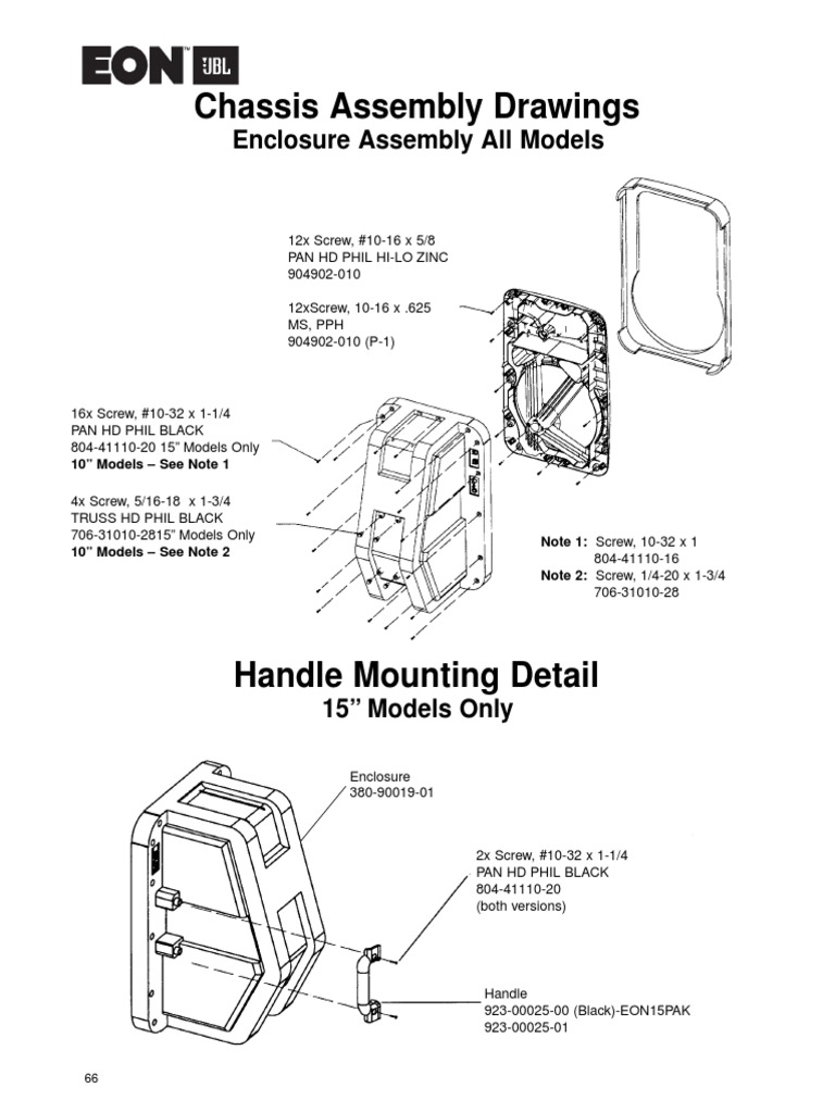 Chassis Assembly Drawing (All Models) | PDF