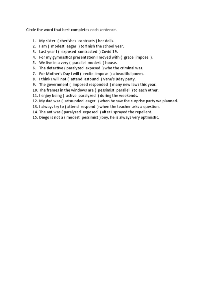 Wordly Wise Level 4 Lesson 4 Answers | PDF | Language Arts & Discipline