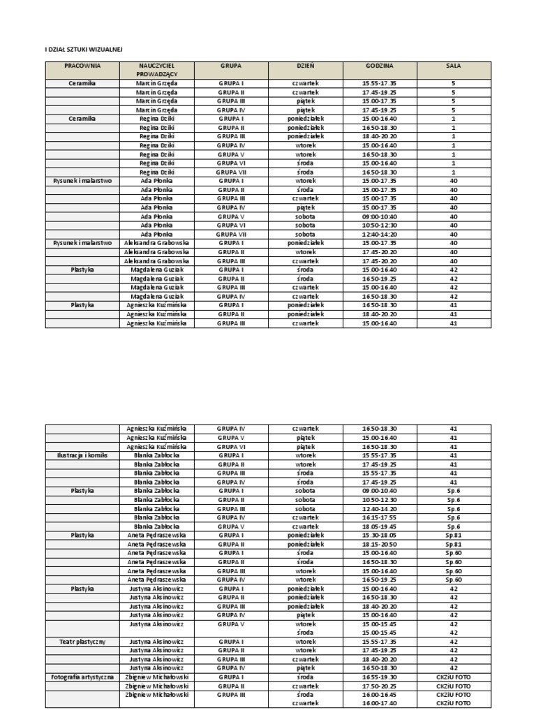Grafik Zajec 2022-2023 2.03 | PDF